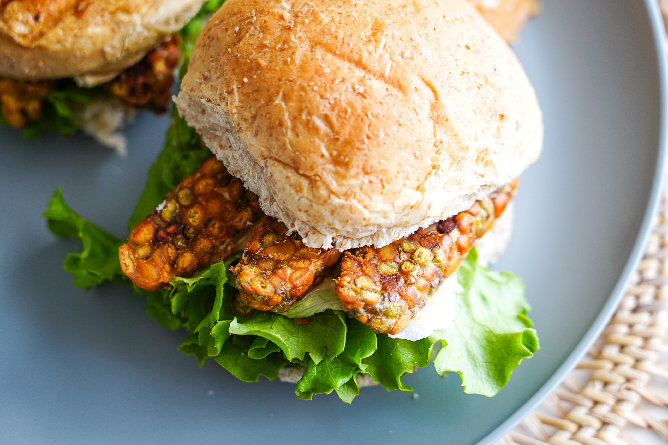 Sriracha Tempeh Strip Sliders – Tempeh Goodness
